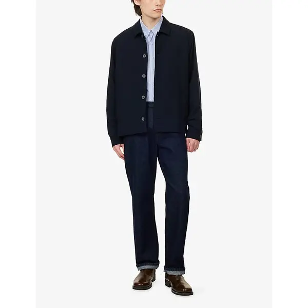 Sunspel Textured Lightweight Wool Jacket