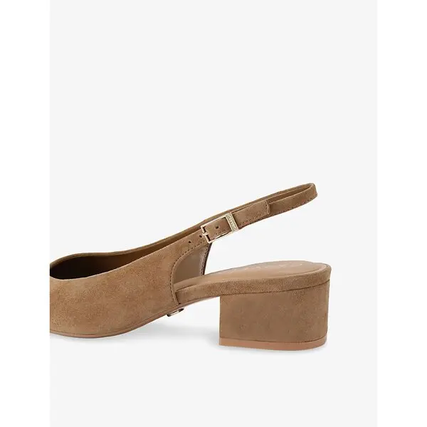 Carvela Armonia Suede Slingback Courts - Camel