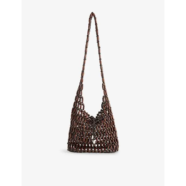 Staud Coronado Beaded Shoulder Bag