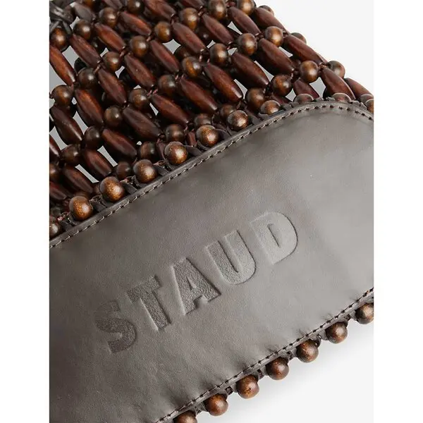 Staud Coronado Beaded Shoulder Bag