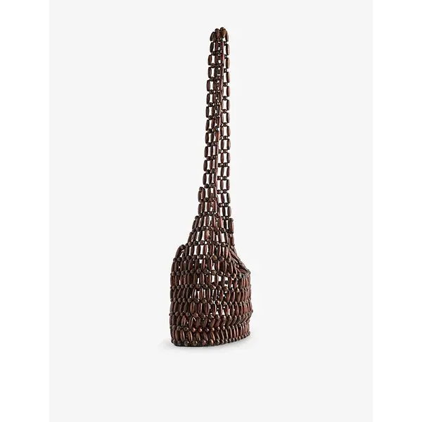 Staud Coronado Beaded Shoulder Bag