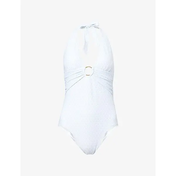 Heidi Klein Elba Ring Halterneck Swimsuit - Prt-prt