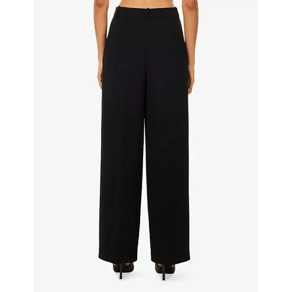 Theory Pleated Wide-leg Trousers