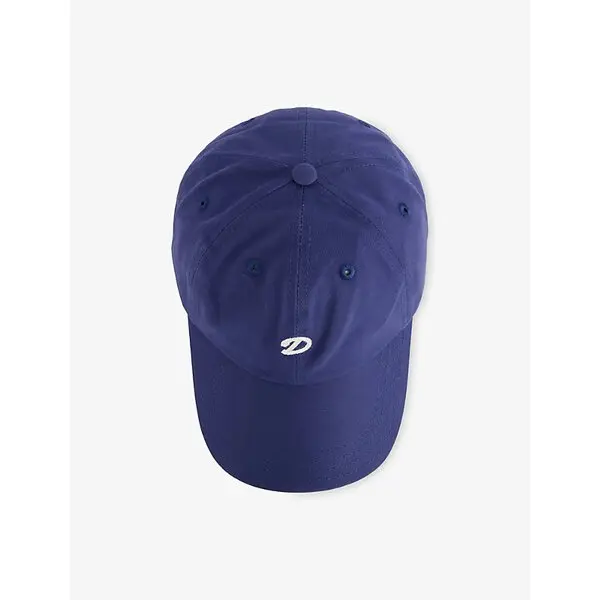 DRAKE'S Chainstitched D Logo Cotton Cap