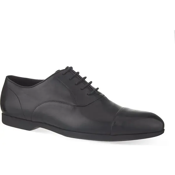 Paul Smith Eduardo Leather Oxford Shoes With Cap Toe