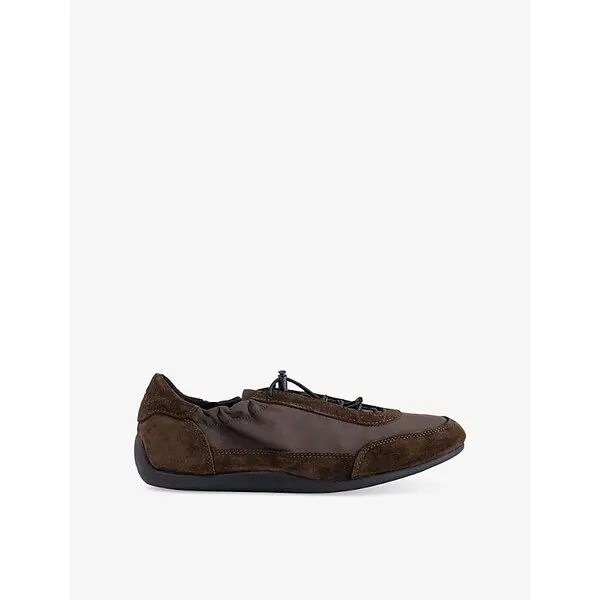 VAGABOND SHOEMAKERS Suede And Mesh Trainers With Drawstring Detail