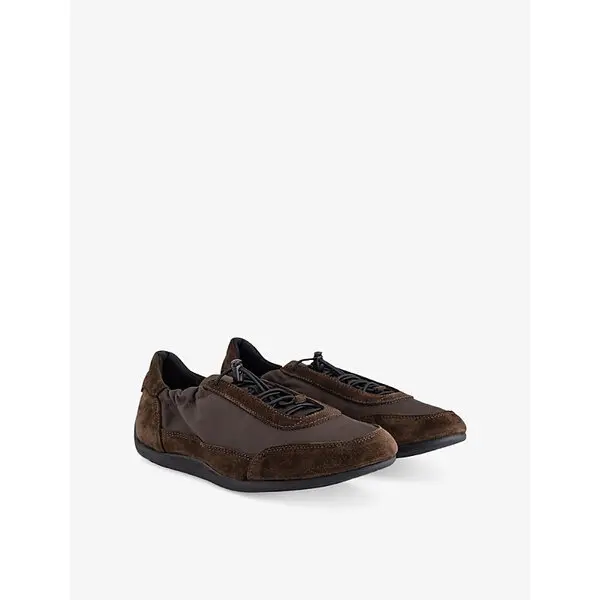 VAGABOND SHOEMAKERS Suede And Mesh Trainers With Drawstring Detail