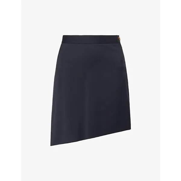 VIVIENNE WESTWOOD Asymmetric Wool Mini Skirt