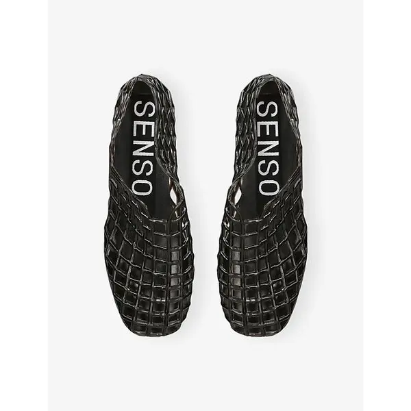 Senso Woven Ballet Flats - Black