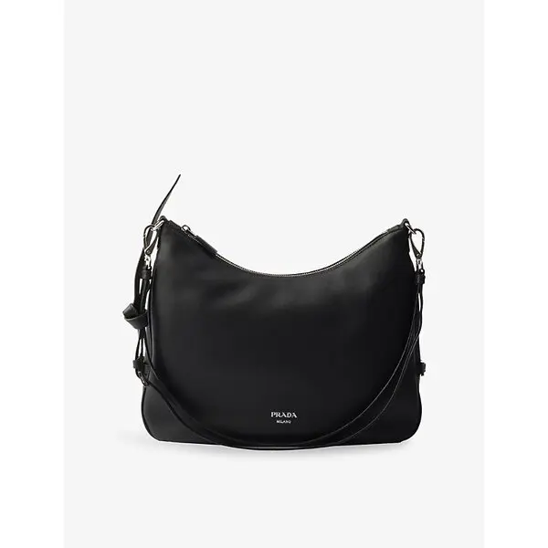 Prada Large Leather Shoulder Bag