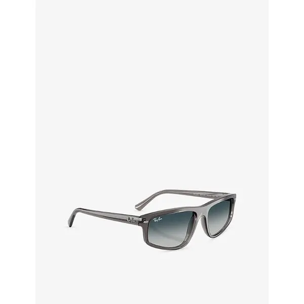 Ray-ban Irregular Frame Sunglasses - Grey