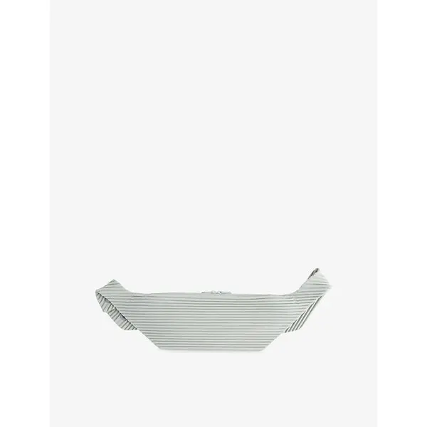 Issey Miyake Homme Plissé Pleated Crossbody Bag - Boboli Moss Ash