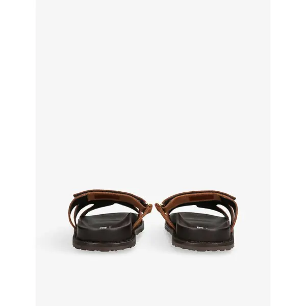 Steve Madden Manu Suede Sandals - Brown