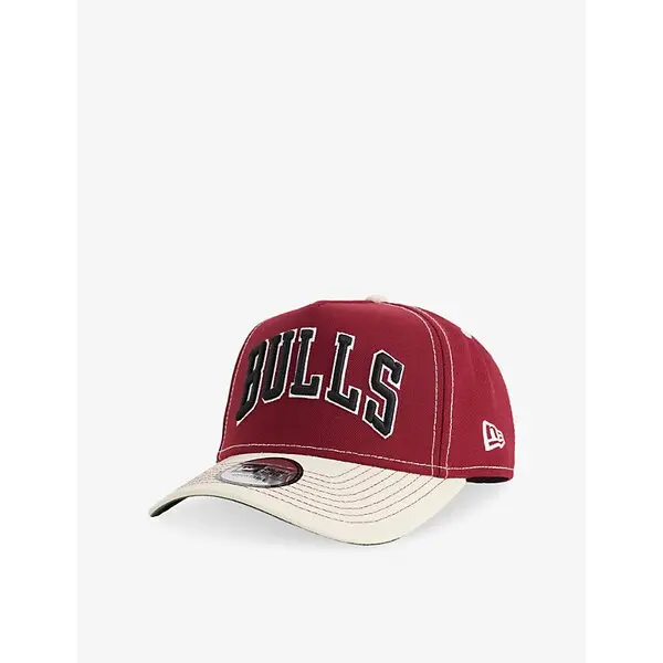 New Era 9forty A-frame Chicago Bulls Cotton Cap - Dark Red