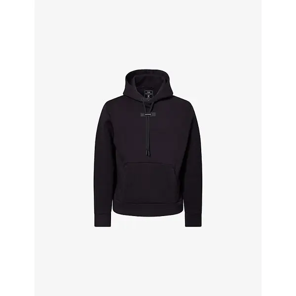 On Focus Tech" Regular-fit Stretch-cotton Blend Hoodie