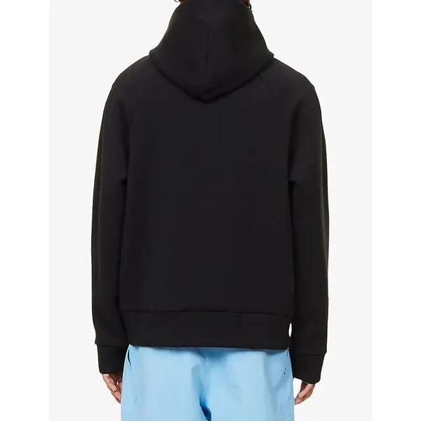On Focus Tech" Regular-fit Stretch-cotton Blend Hoodie