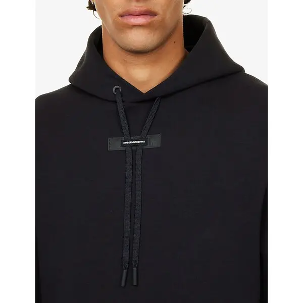 On Focus Tech" Regular-fit Stretch-cotton Blend Hoodie