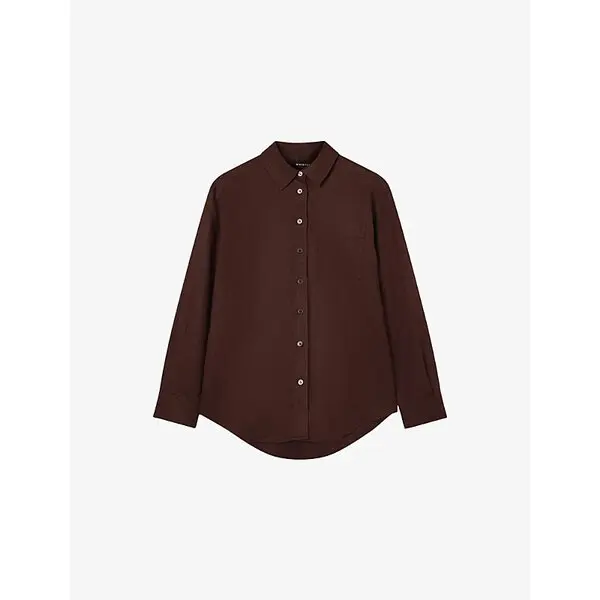 Whistles Relaxed Fit Linen Shirt
