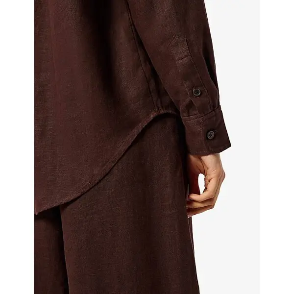 Whistles Relaxed Fit Linen Shirt