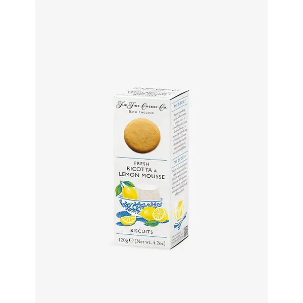 THE FINE CHEESE CO Fresh Ricotta & Lemon Mousse Biscuits 120g - One-color