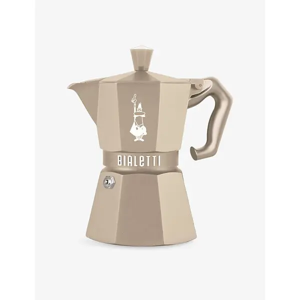 BIALETTI Moka Express Exclusive Six-cup Aluminium Coffee Maker - Sand
