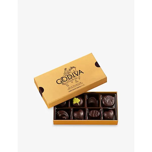 GODIVA Gold Collection 8-piece Dark Chocolate Assortment 89g - One-color