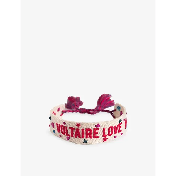 Zadig&Voltaire Love Embroidered Woven Bracelet - Flash