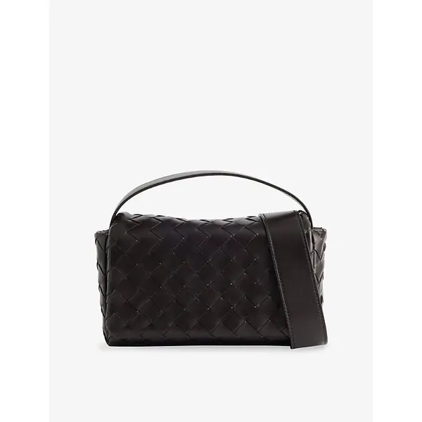Bottega Veneta Intrecciato Leather Mini Bag - Fondant-silver