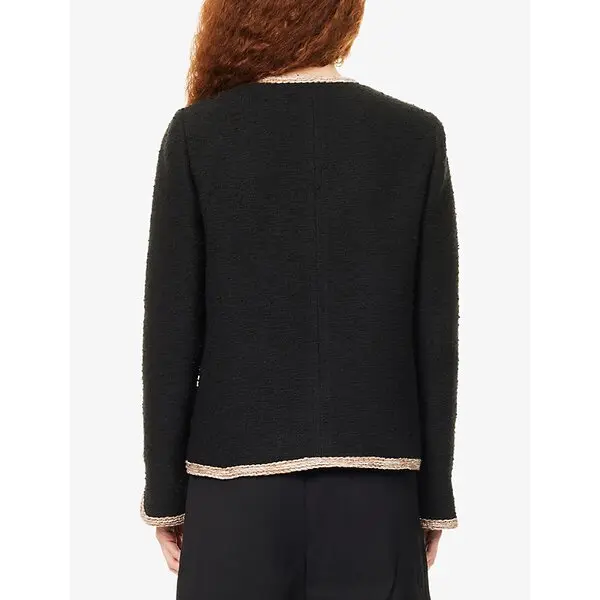 ME+EM Straight-fit Statement-trimmed Cotton Jacket