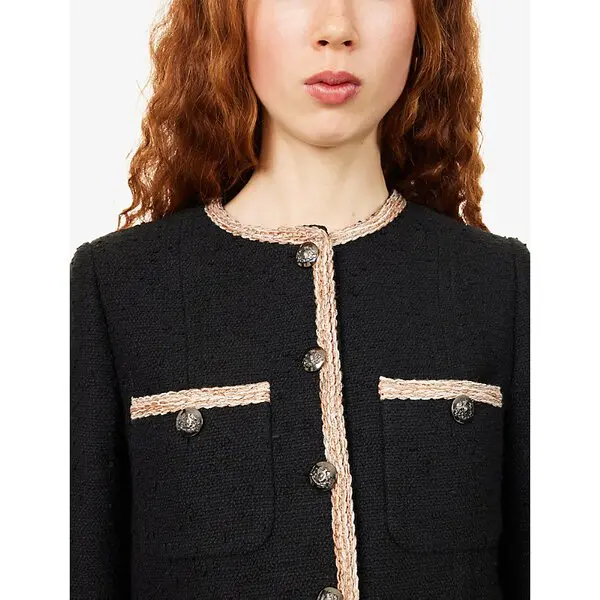 ME+EM Straight-fit Statement-trimmed Cotton Jacket