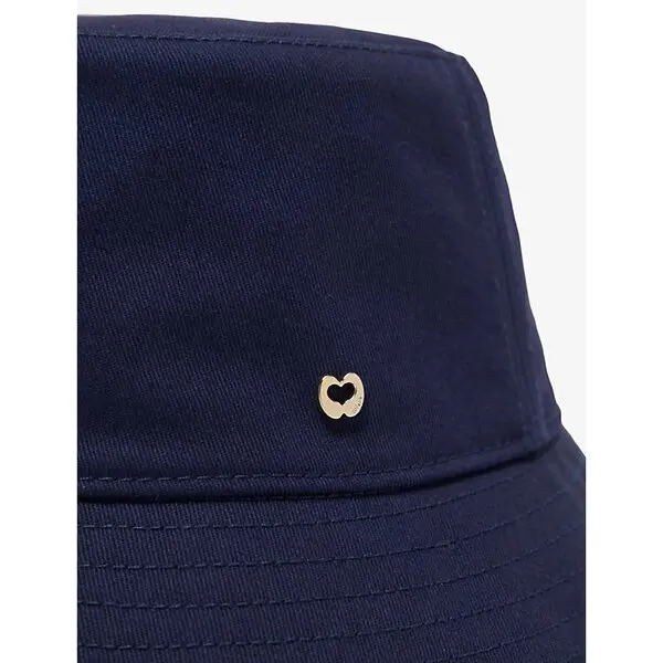 Maje Embellished Wide-brim Cotton Hat