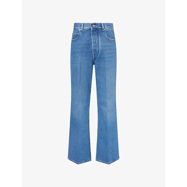 Bottega Veneta Mid-rise Flare-leg Denim Jeans