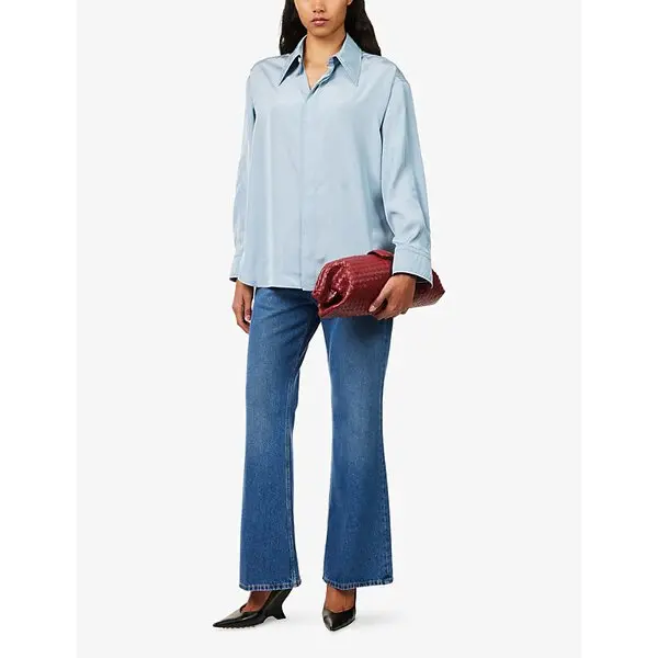 Bottega Veneta Mid-rise Flare-leg Denim Jeans