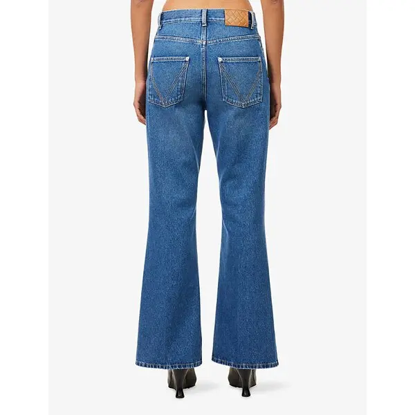 Bottega Veneta Mid-rise Flare-leg Denim Jeans