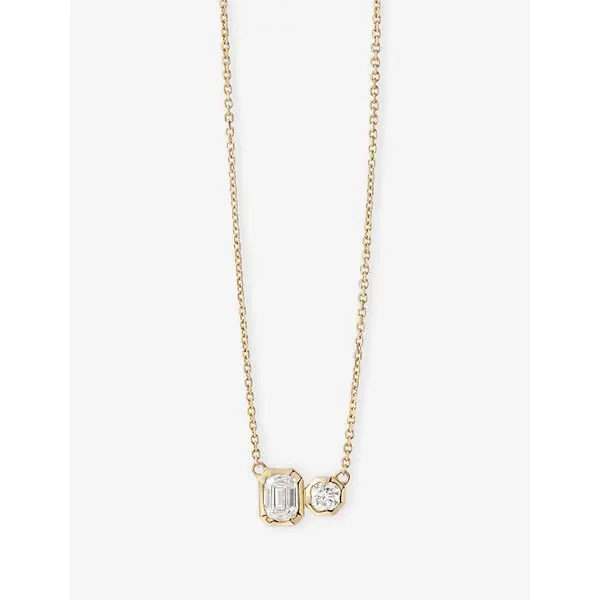 Astley Clarke 14ct Gold And Lab-grown Diamond Pendant Necklace - Yellow Gold