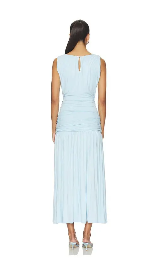 Line & Dot Knit Midi Dress