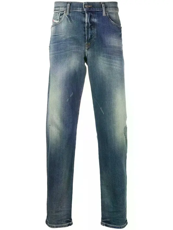 DIESEL® Distressed Effect Tapered Jeans