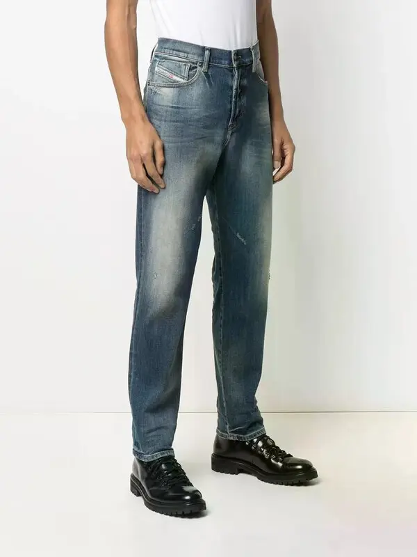 DIESEL® Distressed Effect Tapered Jeans