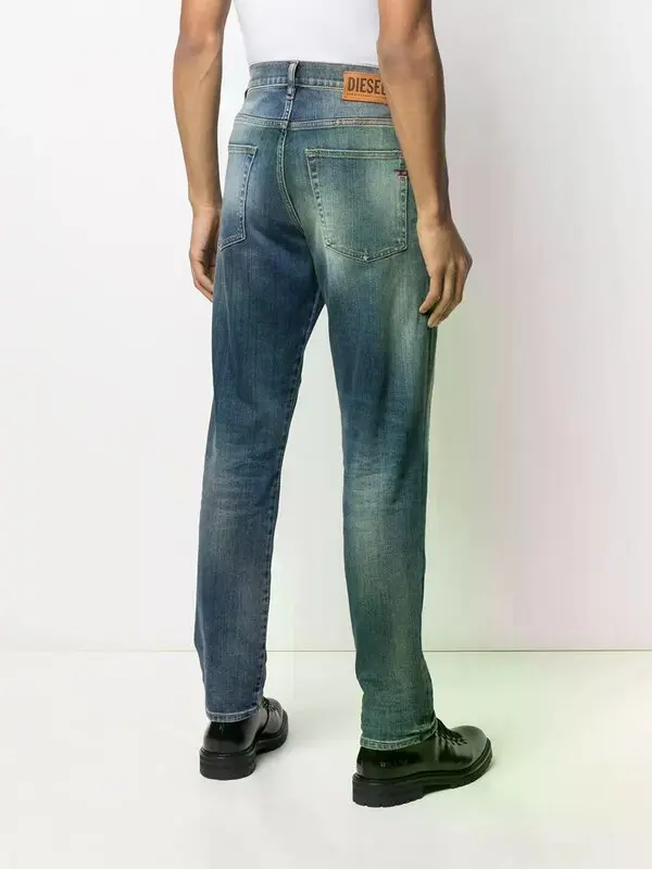 DIESEL® Distressed Effect Tapered Jeans