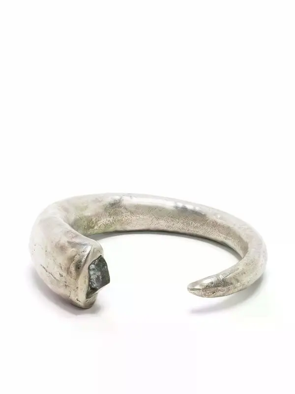 PARTS OF FOUR Horn Bracelet - Silver