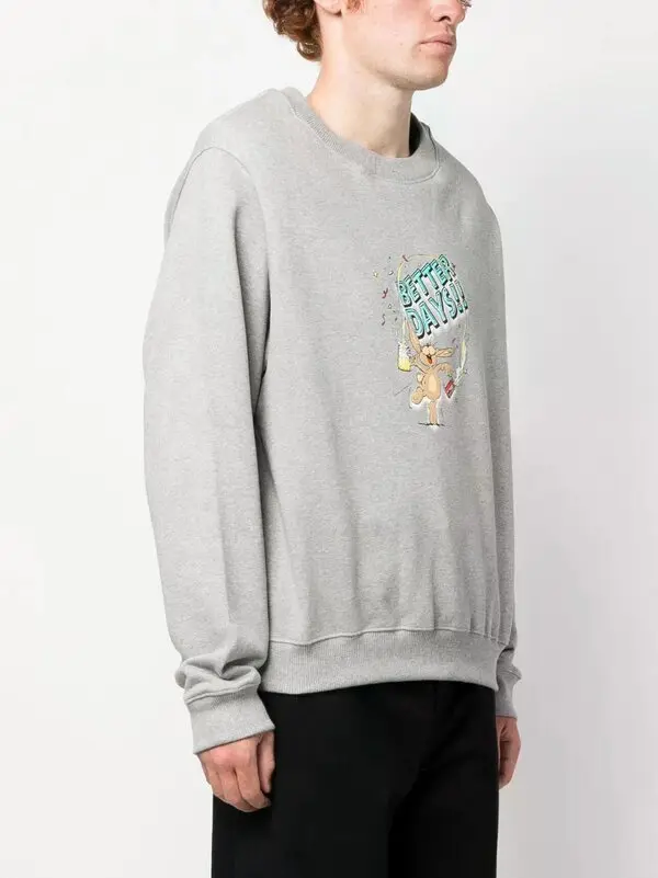 Martine Rose Better Days Cotton Sweatshirt
