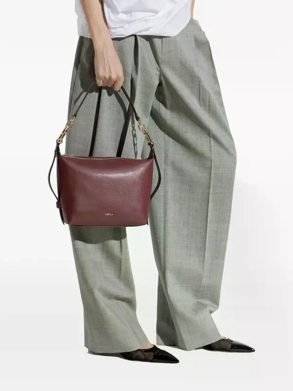 Furla Grained Leather Tote Bag