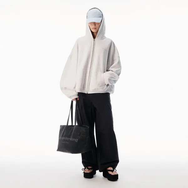 Alexander Wang Crystal Embellished Cargo Pants
