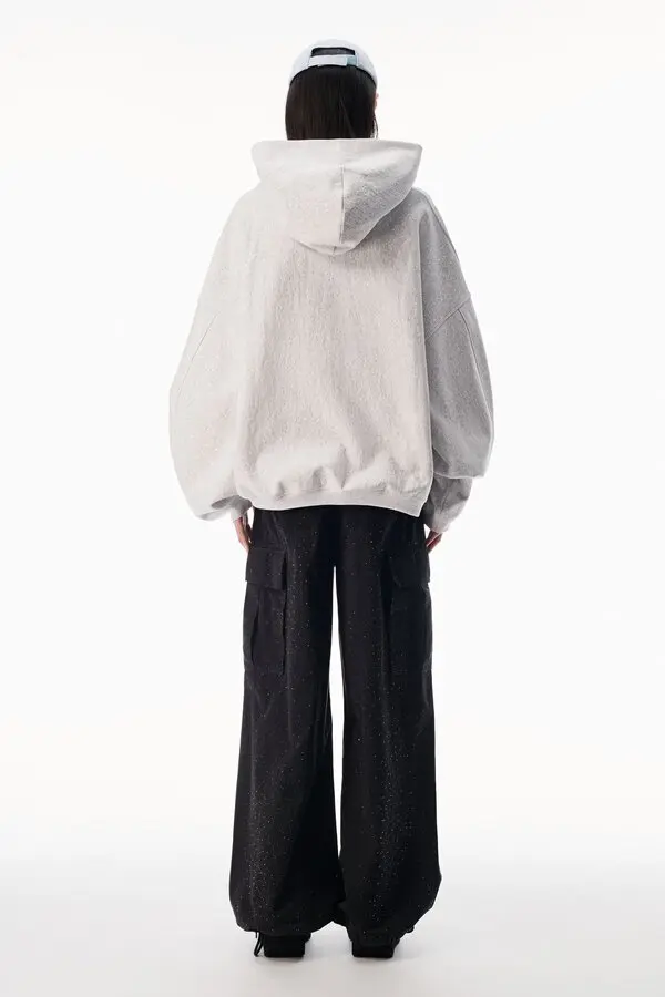 Alexander Wang Crystal Embellished Cargo Pants
