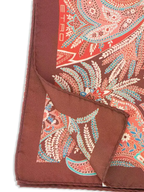 Etro Paisley-print Silk Scarf