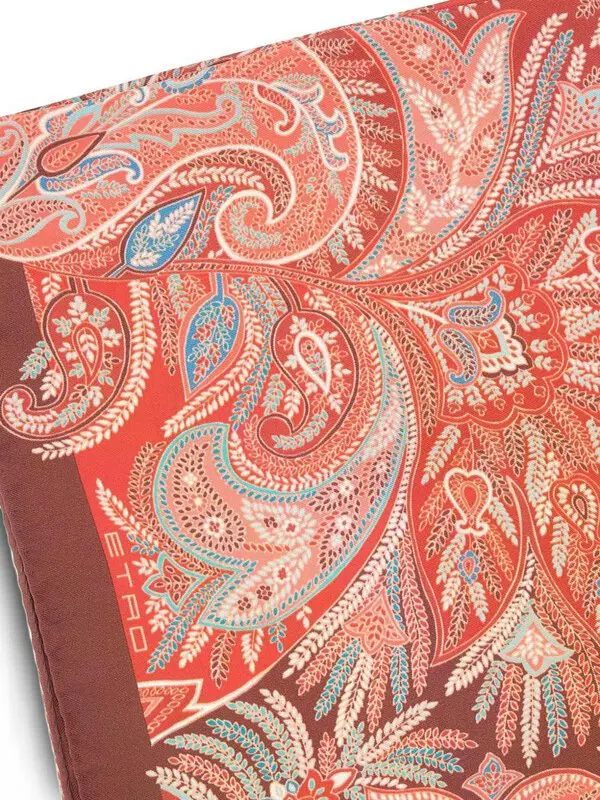 Etro Paisley-print Silk Scarf