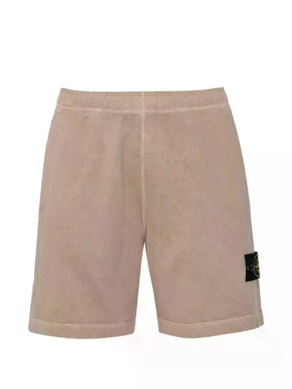 Stone Island Logo Patch Drawstring Shorts