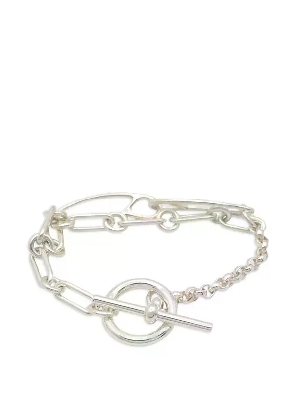 Hermès Chaine D'ancre Punk Bracelet In Sterling - Silver