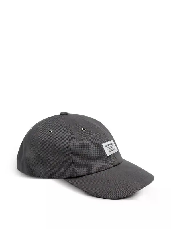 Norse Projects Twill Logo Patch Cap - Grey
