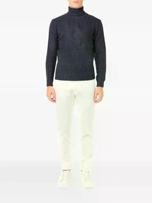 AL DUCA D’AOSTA 1902 Ribbed Trim Wool Sweater